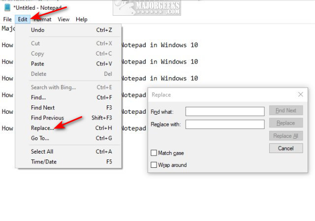 If You Have Multiple Words Or Text To Replace You Can Click On Replace 